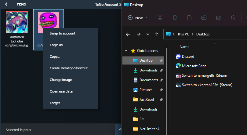 Unable to create steam account swap desktop shortcut · Issue #160 ...