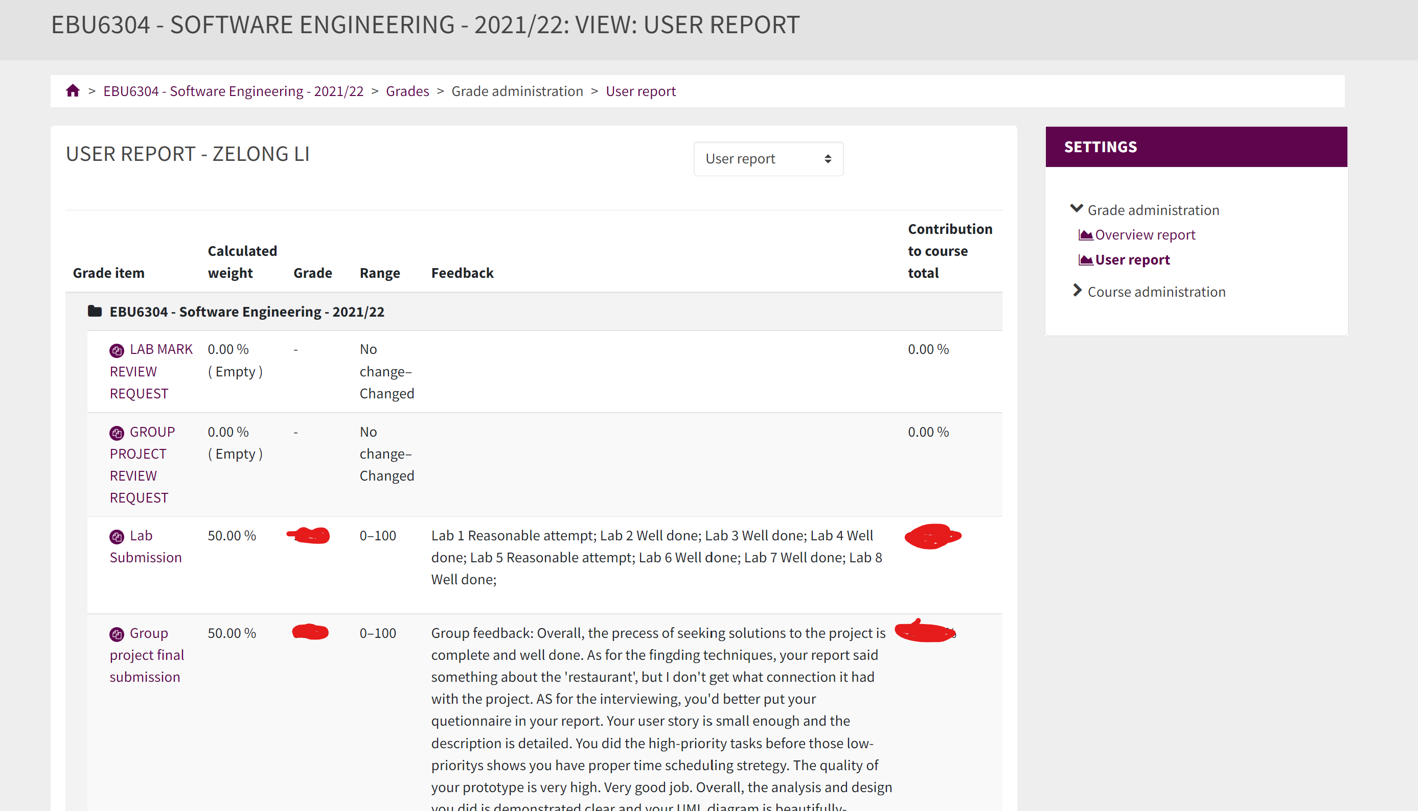 hey, bro, what's your score? · Issue #89 · JerryZhangZZY/EBU6304-2021-Software-Engineering-Group ...