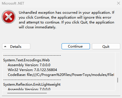 [File Explorer] Preview Pane: Catastrophic failure (0x8000FFFF (E ...