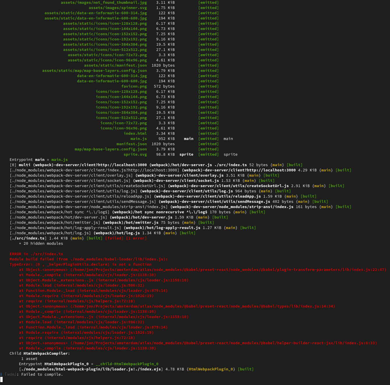 Compilation Error With Preset React Helperpluginutilsdeclare Is Not A Function · Issue 11786