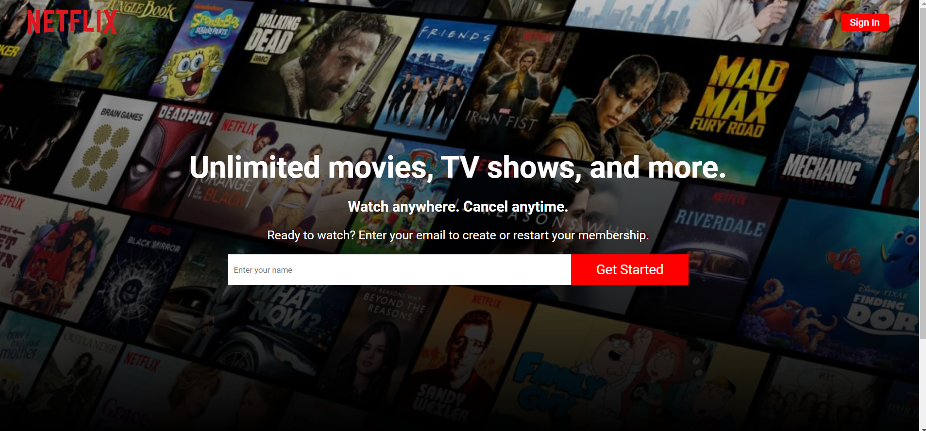 GitHub - ayushi-2208/NetflixClone