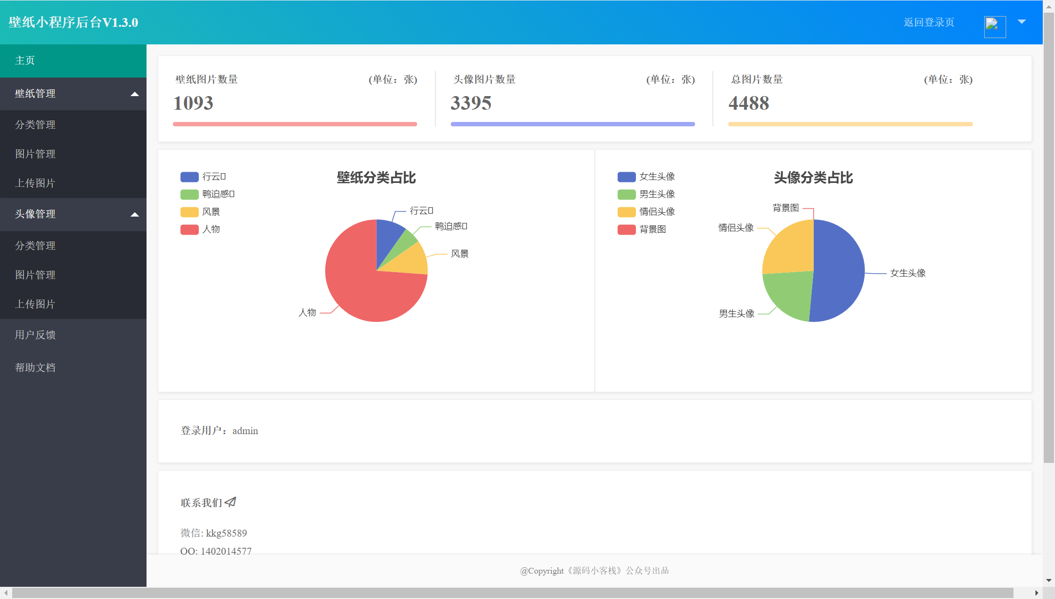 GitHub - JackkXx/WallpaperApplet: 微信壁纸头像小程序，携带独立后台，支持本地上传壁纸、头像，自定义分类等功能