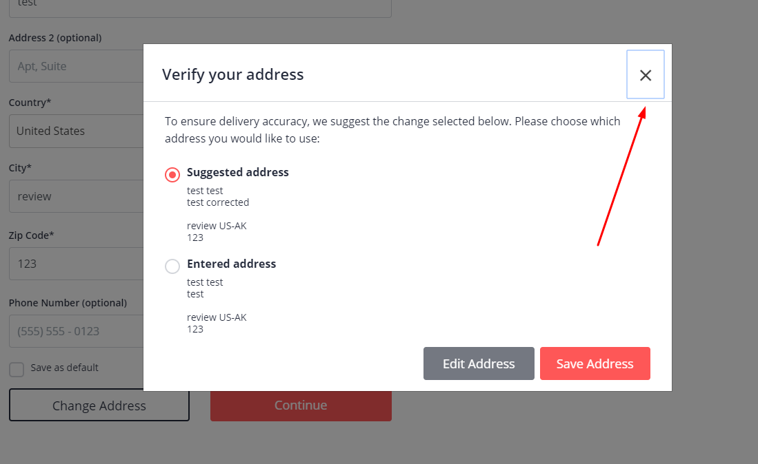 Address verification modal close button is outlined by default · Issue #149 · SAP/spartacus · GitHub