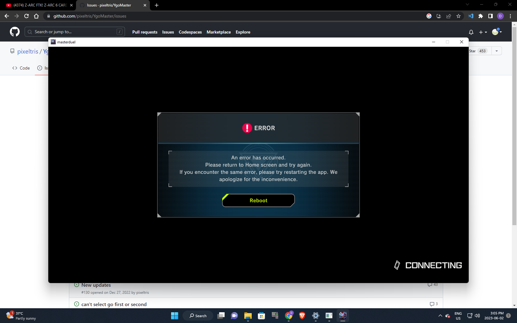 Cleared Cache By accident · Issue #194 · pixeltris/YgoMaster · GitHub