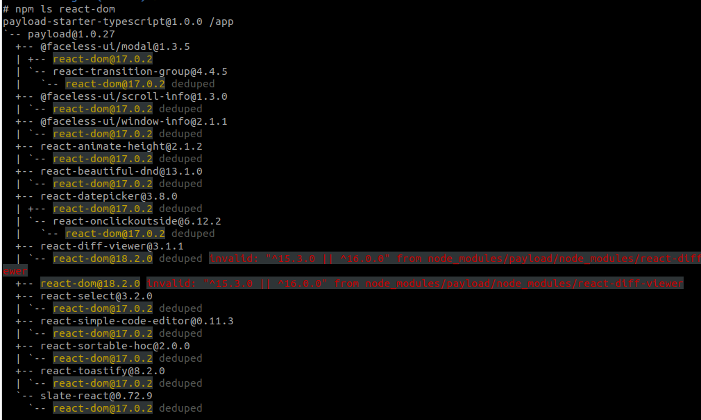 Broken Admin React Dom Initializes Twice · Issue 1171 · Payloadcmspayload · Github 