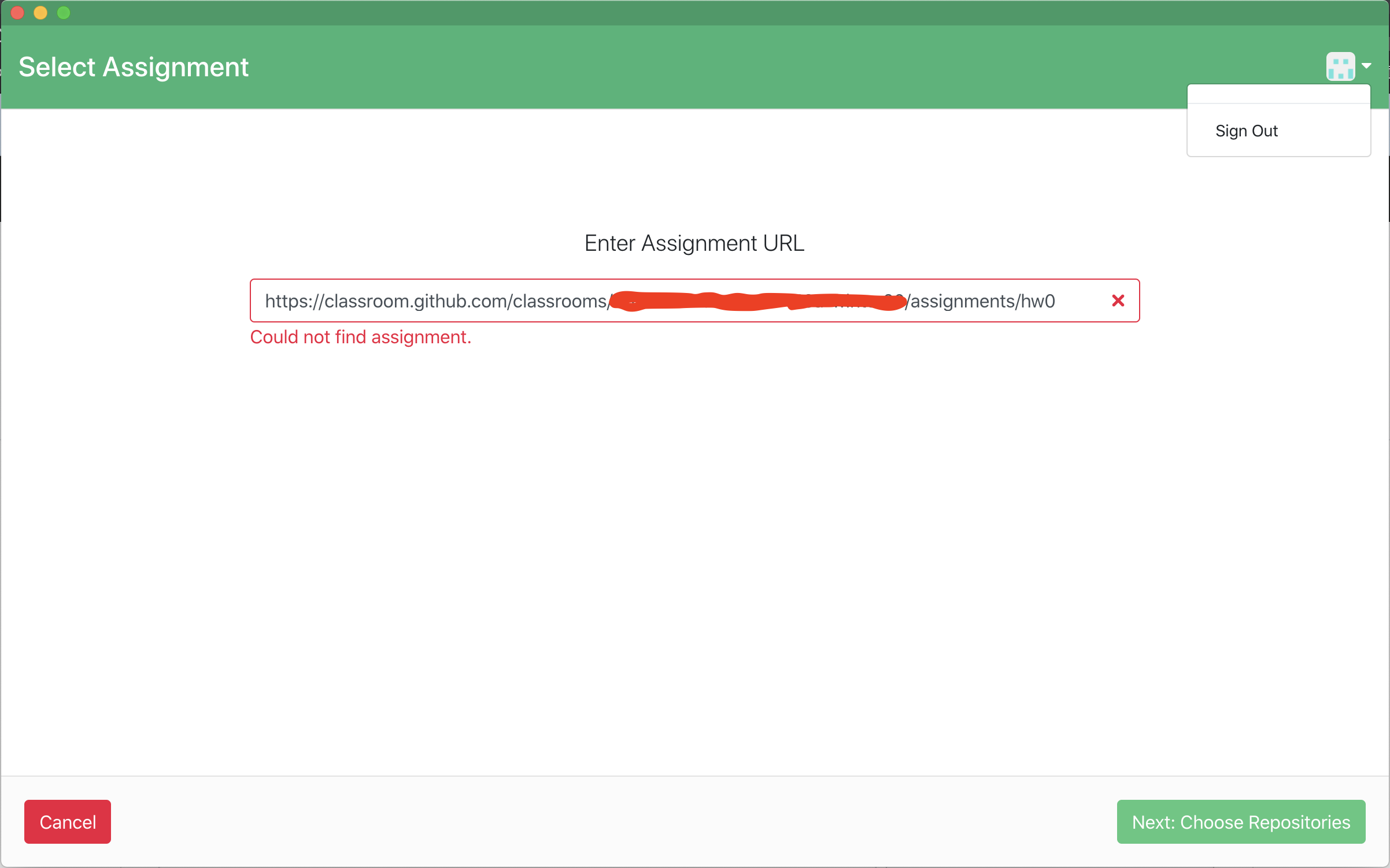Could not find assignment (even when pressing "Download Repositories") · Issue #165 · github ...