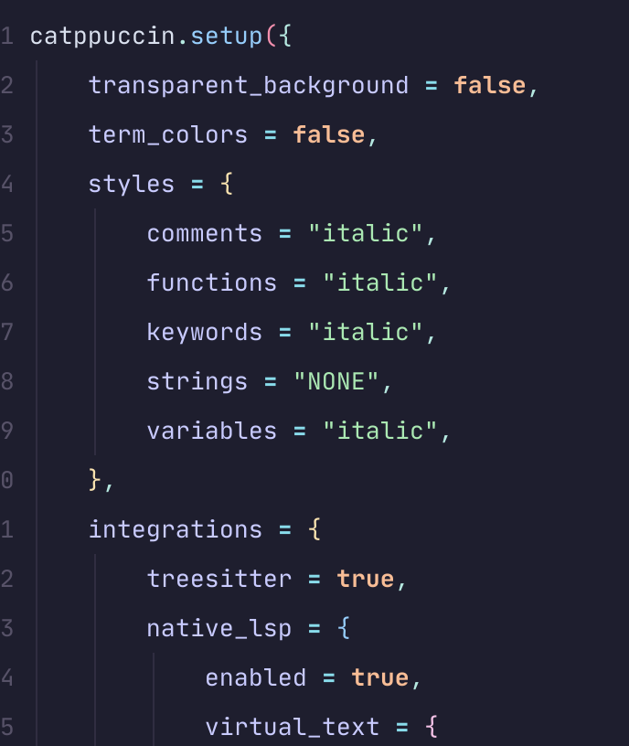 indent-blankline highlighting not working · Issue #121 · catppuccin/nvim · GitHub