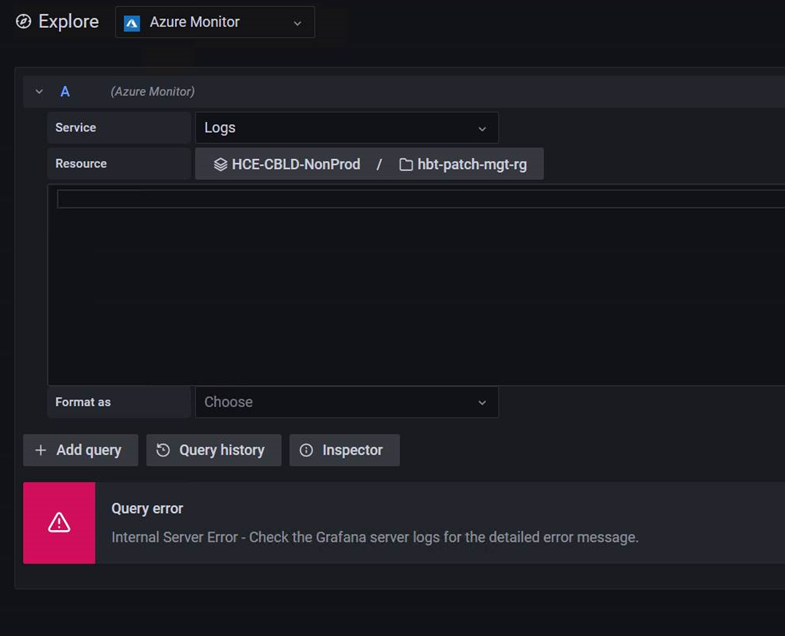 Grafana 8.2.3 - Azure Monitor Logs - Resource picker not showing resources · Issue #42104 ...
