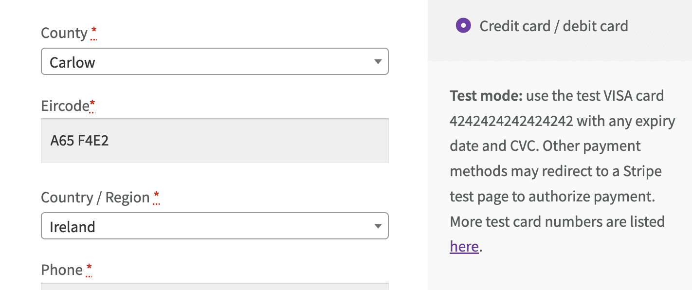 Make Eircode field Requirement (Ireland Checkout fields) · Issue #5302 · Automattic/woocommerce ...