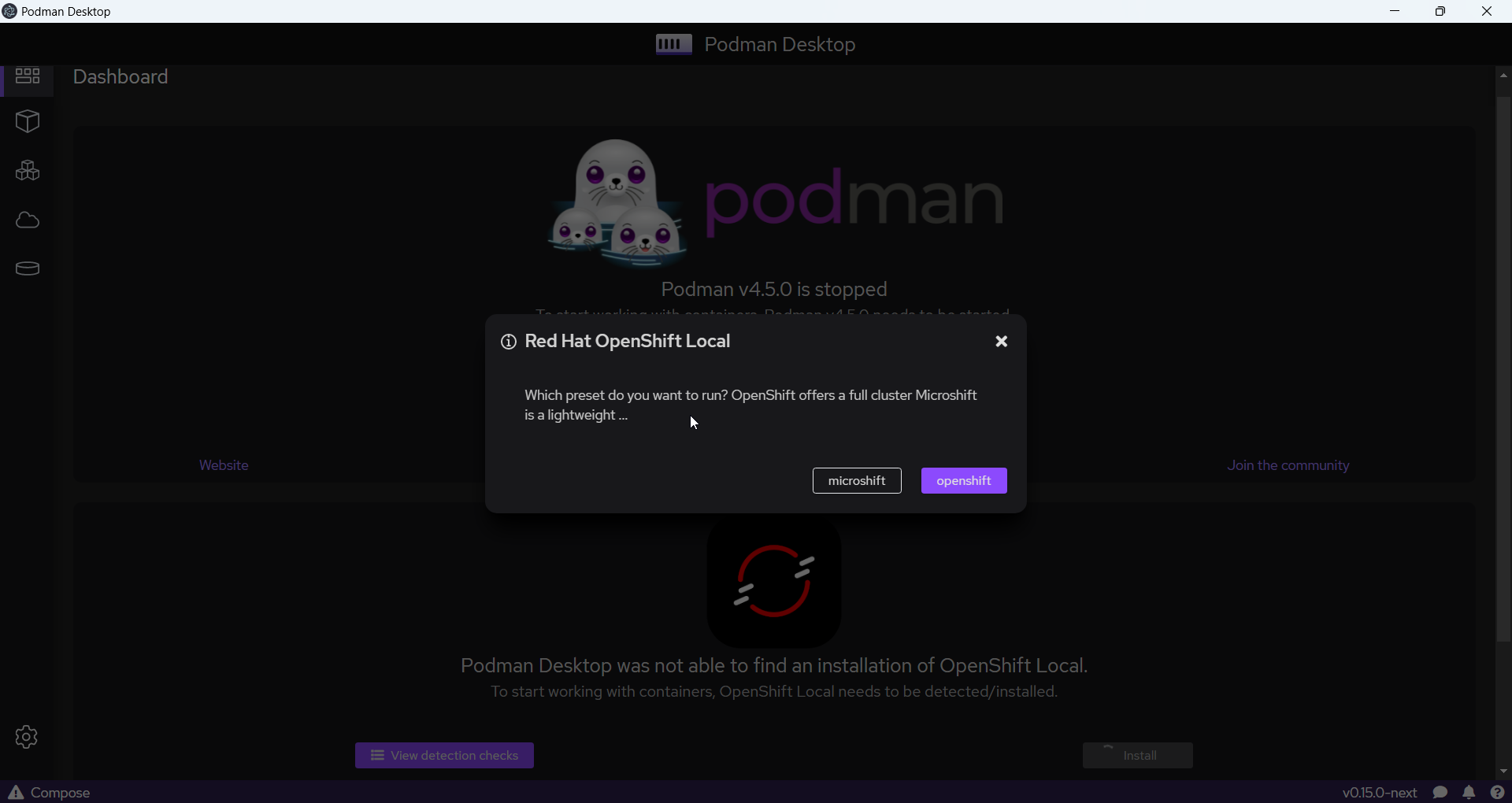 MessageBox seems to truncate text · Issue #2335 · podman-desktop/podman-desktop · GitHub