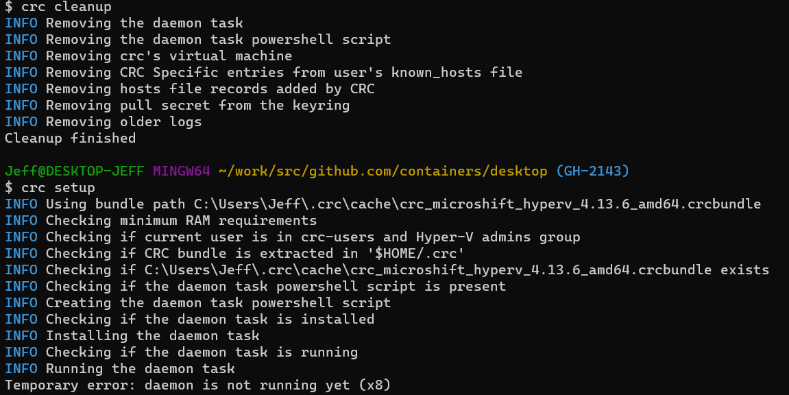 2.25.0 is broken on Windows due to ExecutionPolicy requirement; recommended to use 2.24 for now ...