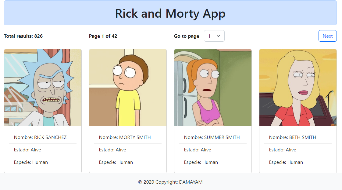 GitHub - DanielAmayaMarin/Rick-And-Morty-Api