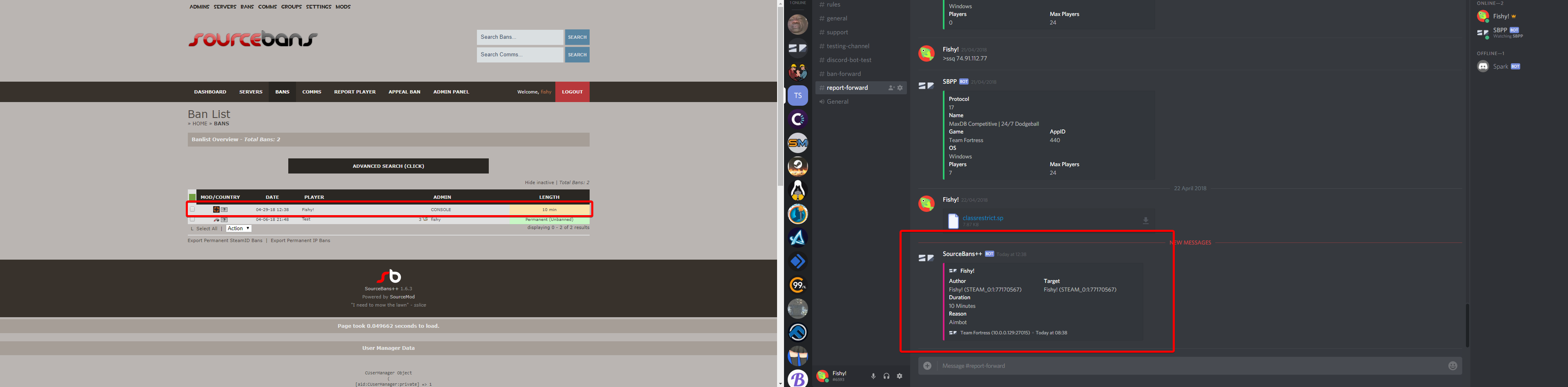 [BUG] Banishing does not show in Web Interface · Issue #453 · sbpp/sourcebans-pp · GitHub