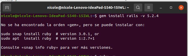 Problema con instalacion [No se ha encontrado la orden «gem»] · Issue #105 · IIC2143-2021-1 ...