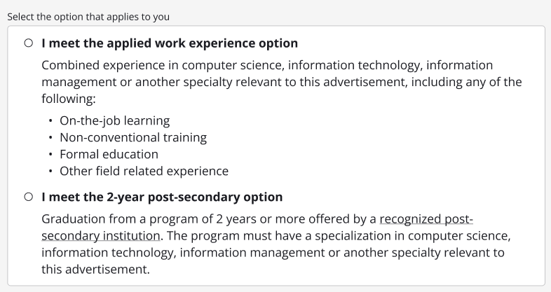 ️ Update default minimum education requirement copy · Issue #6598 ...