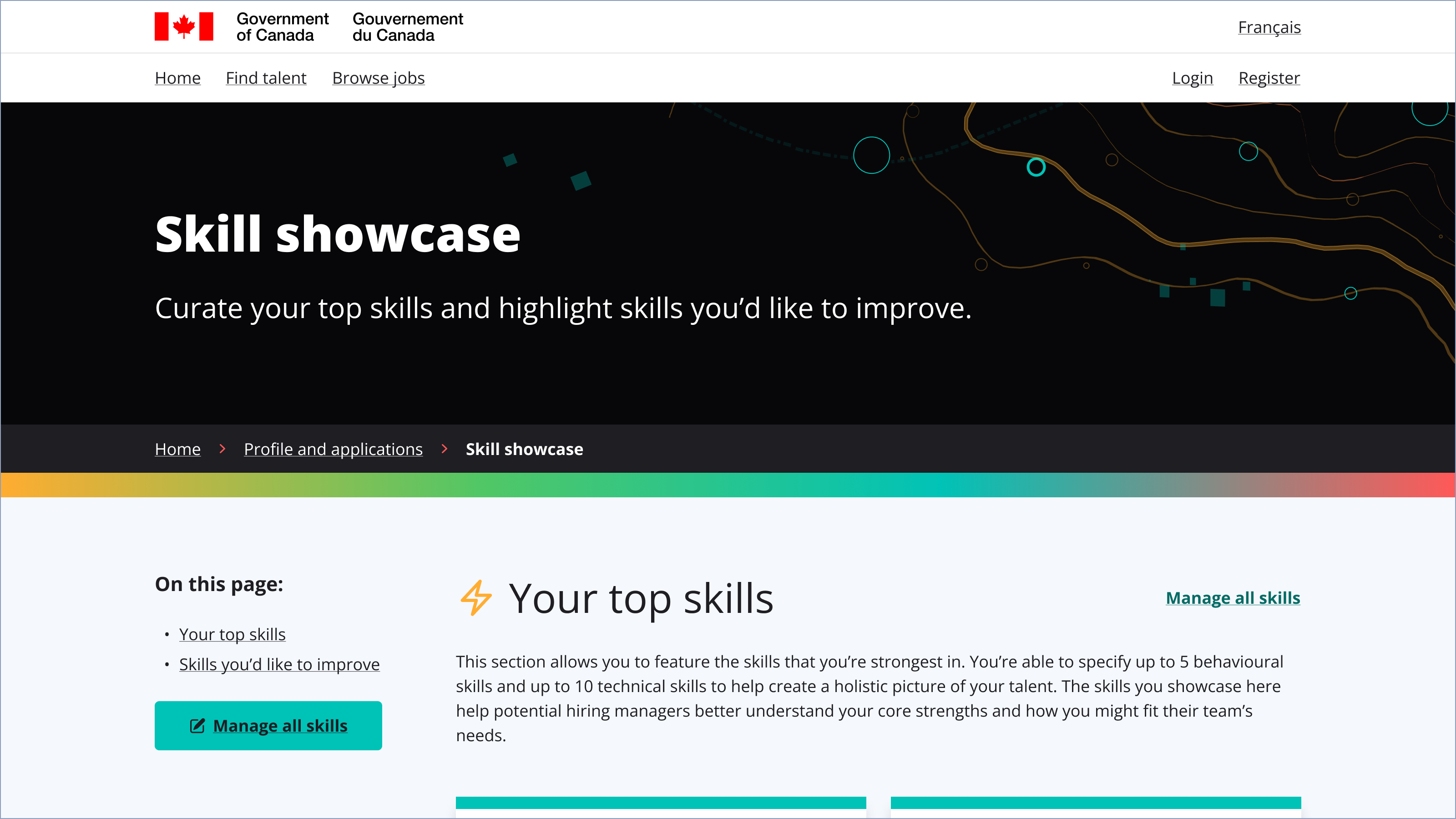 Skill showcase page · Issue #7386 · GCTC-NTGC/gc-digital-talent · GitHub