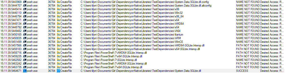 "Dependency on Native Libraries" adds extra file extensions · Issue #19277 · PowerShell ...
