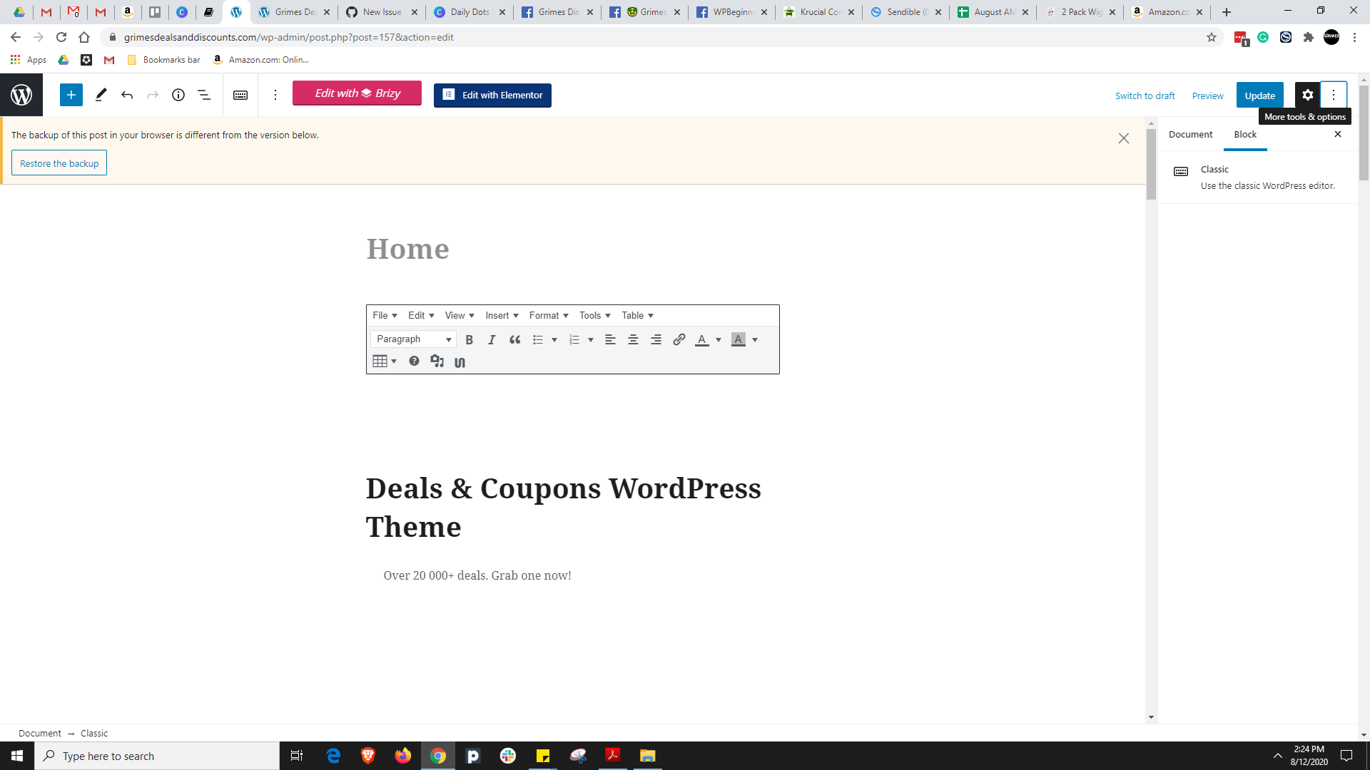 The Editor Has Encountered An Unexpected Error · Issue #4031 · ThemeFuse/Unyson · GitHub