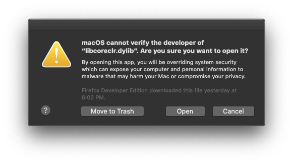 [BUG]: macOS Catalina Permissions · Issue #762 · dotnet/spark · GitHub