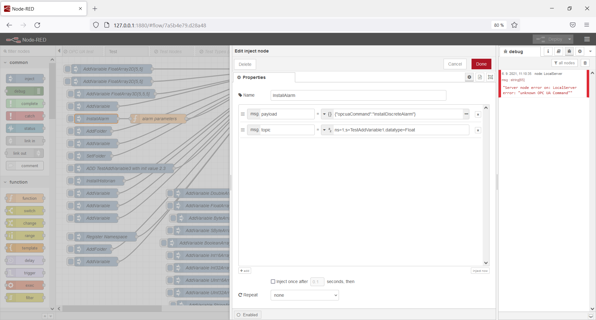 Events and Alarms · Issue #341 · mikakaraila/node-red-contrib-opcua · GitHub