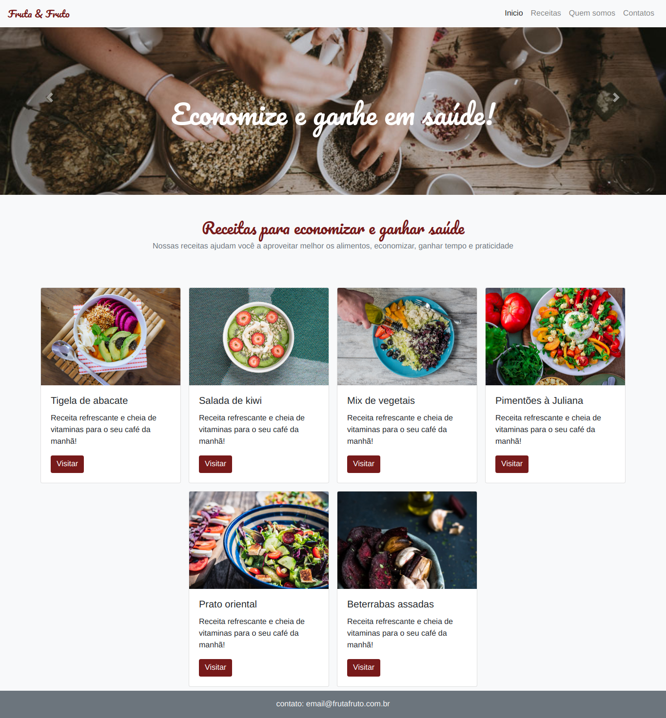GitHub - imenesg/Fruta_E_Fruto: Projeto em Bootstrap do curso alura.