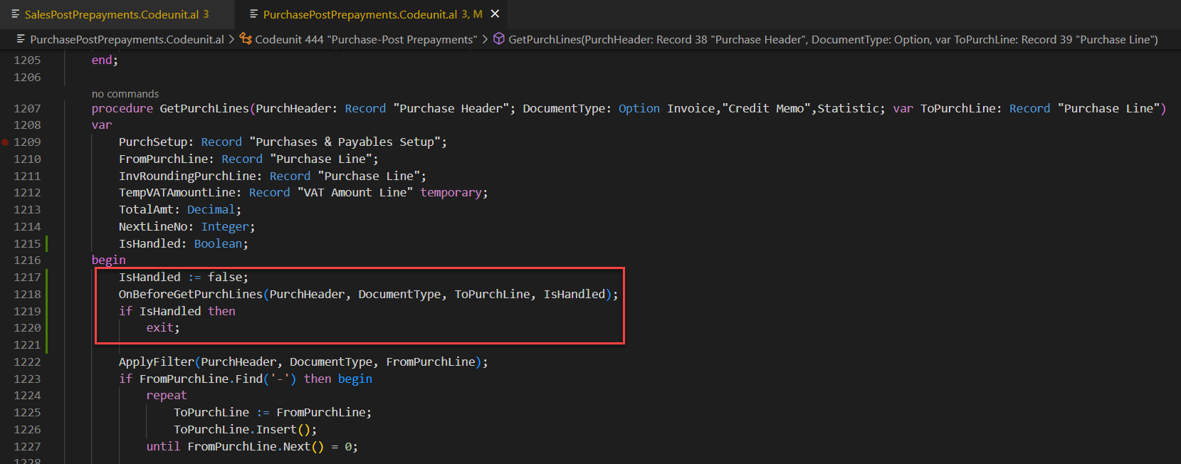 [Event request] Adding OnBeforeGetPurchLines integration event · Issue #23147 · microsoft ...