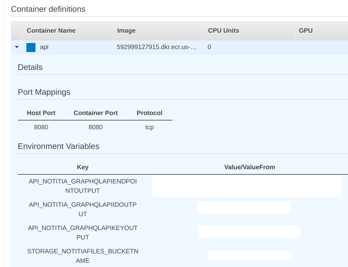 Additional Environmental Variables Not Added When Building From Git Branch · Issue 8733 · Aws