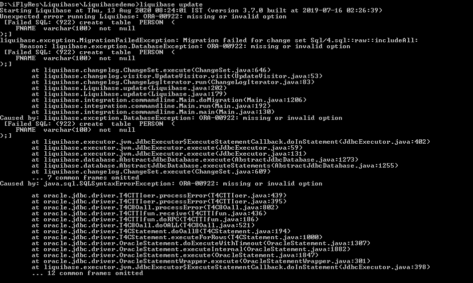 Database migrations with multiple SQL files · Issue #1317 · liquibase/liquibase · GitHub