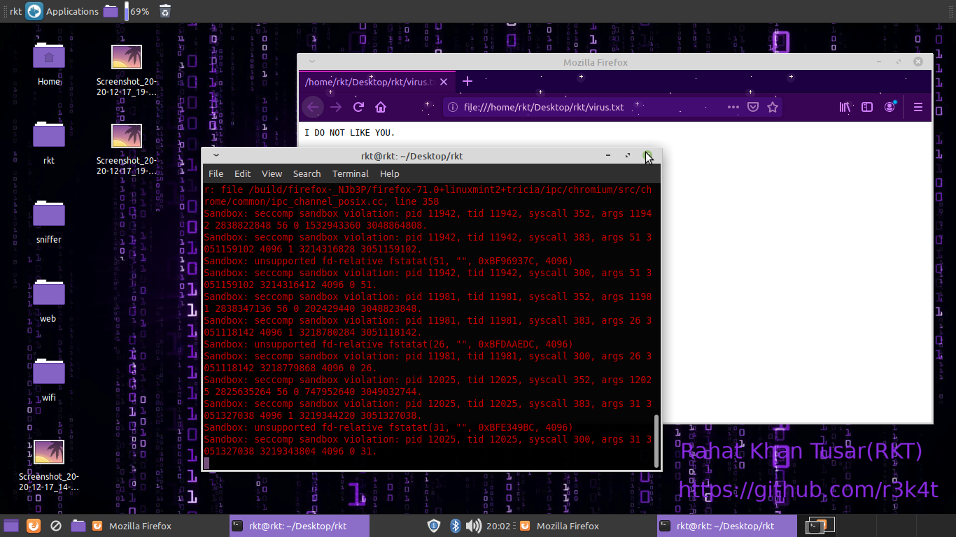 GitHub - r3k4t/rktvirus: Rktvirus is a LINUX VIRUS.