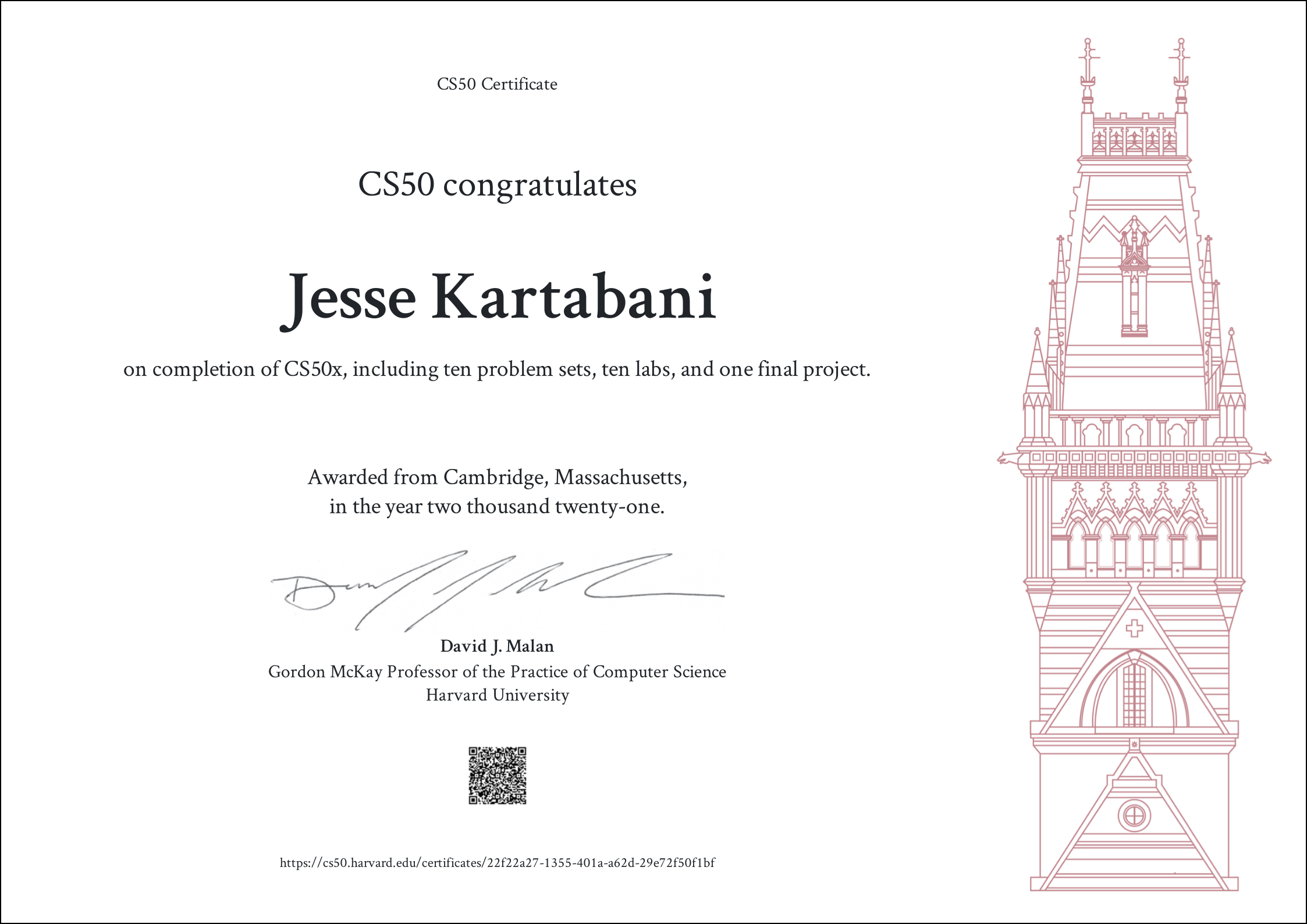 GitHub - JesseKartabani/CS50: All Problem sets, labs and one final project for Harvard's CS50