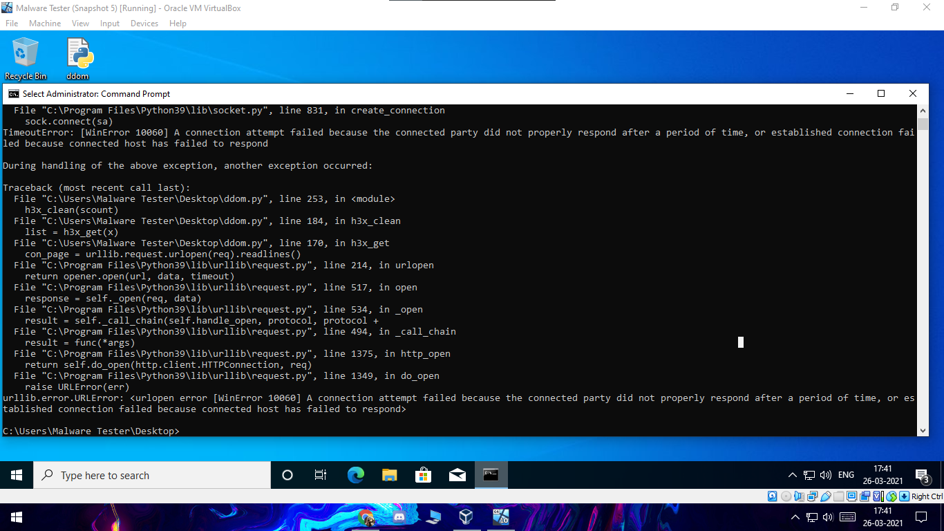 Can't use Daily Dose of Malware. · Issue #146 · Endermanch ...