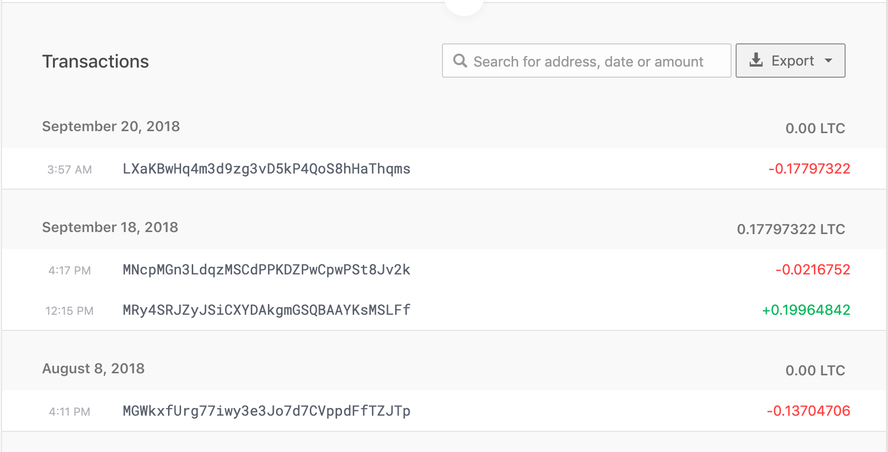 Transactions history · Issue #390 · trezor/trezor-suite · GitHub