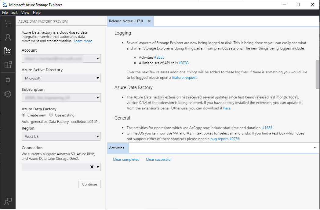 ADF Extension: Select existing resource group · Issue #233 · Azure ...