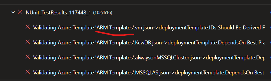 Missing Folder name in Pester output. Variable scope issue. · Issue #172 · Azure/arm-ttk · GitHub