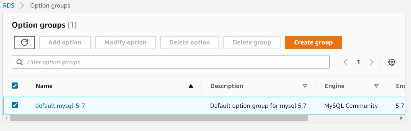 Failed to delete default.mysql5.7: Default DBParameterGroup cannot be deleted: · Issue #9 ...