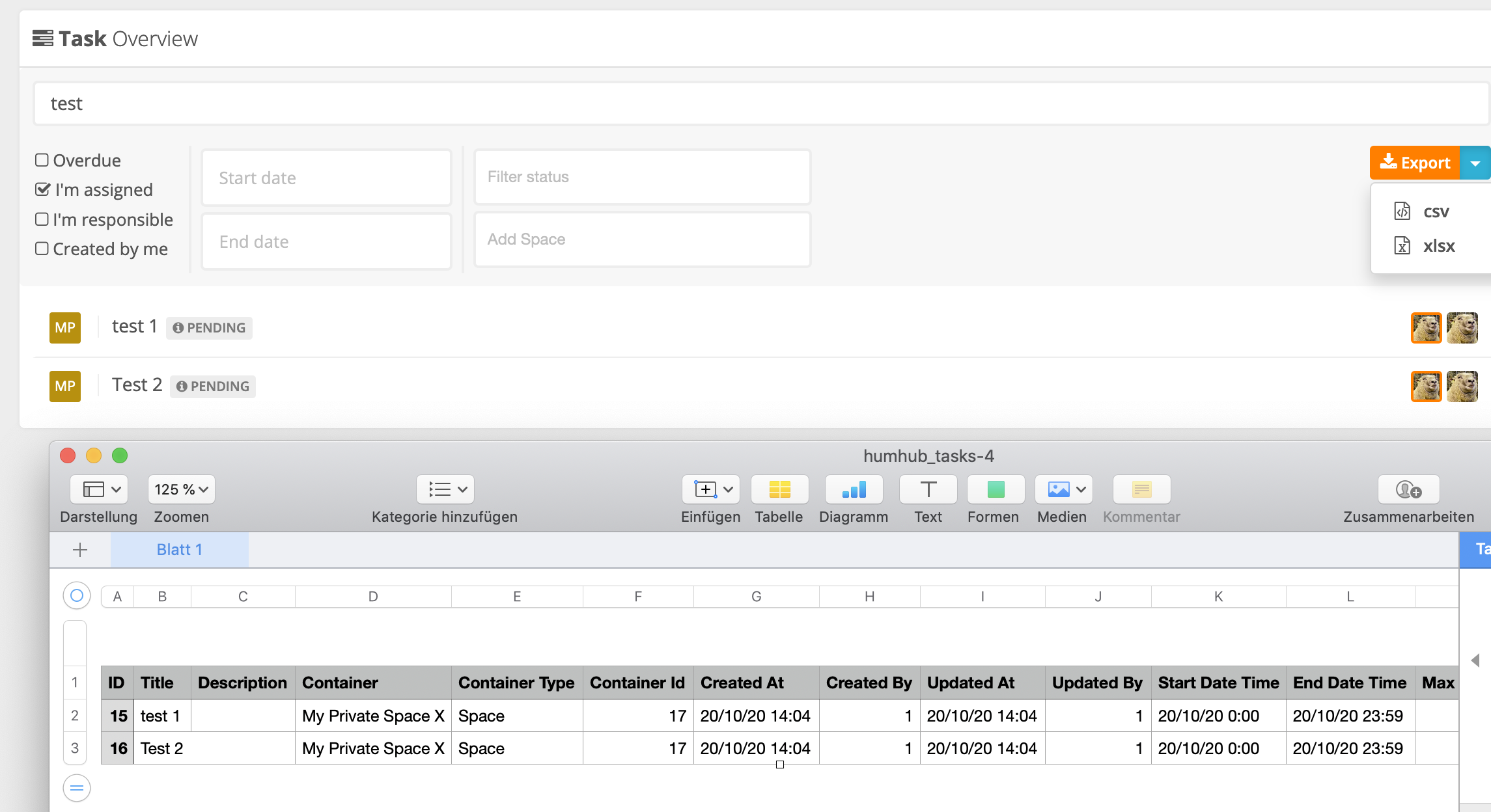 Csv Export Is Failing Due To Old Dependency On Phpoffice · Issue 4536 · Humhubhumhub · Github