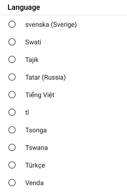 Use Manually Translated Language Names Instead Of Getting Them From Java Libraries · Issue