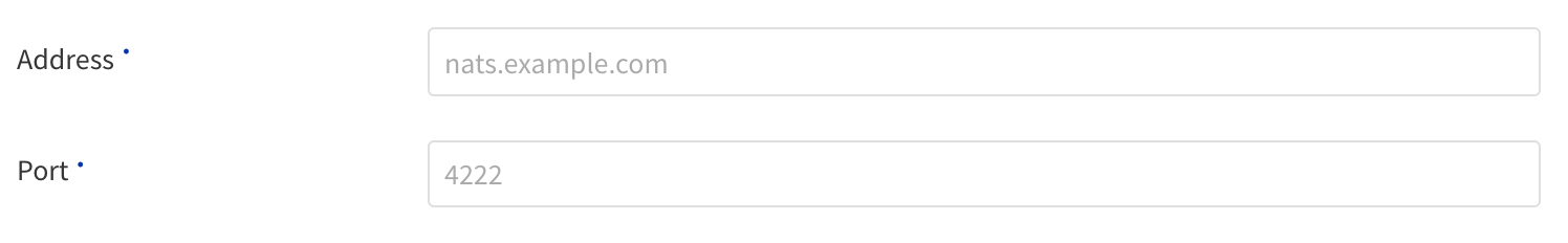 Use separate protocol, host and port fields for integrations in console · Issue #2583 ...