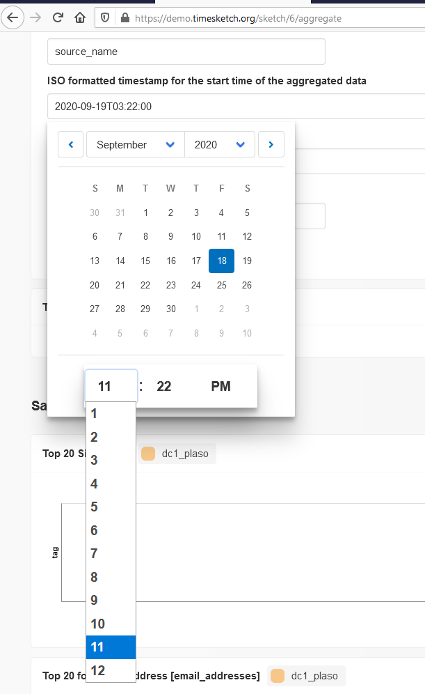 Aggregation calender widget using browser time instead of UTC · Issue #1772 · google/timesketch ...