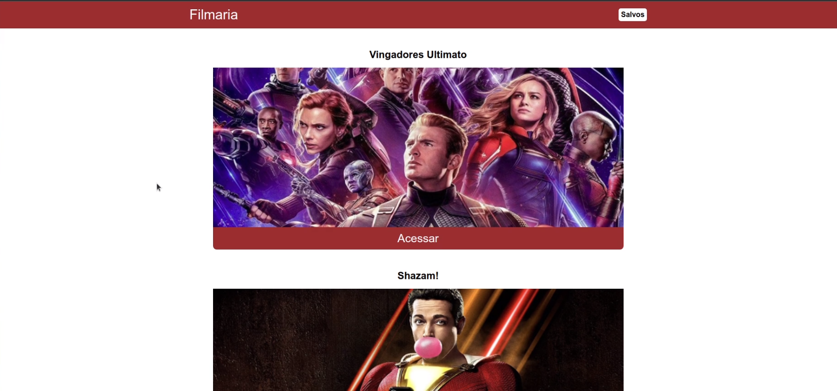 GitHub - Thirki/react-filmaria