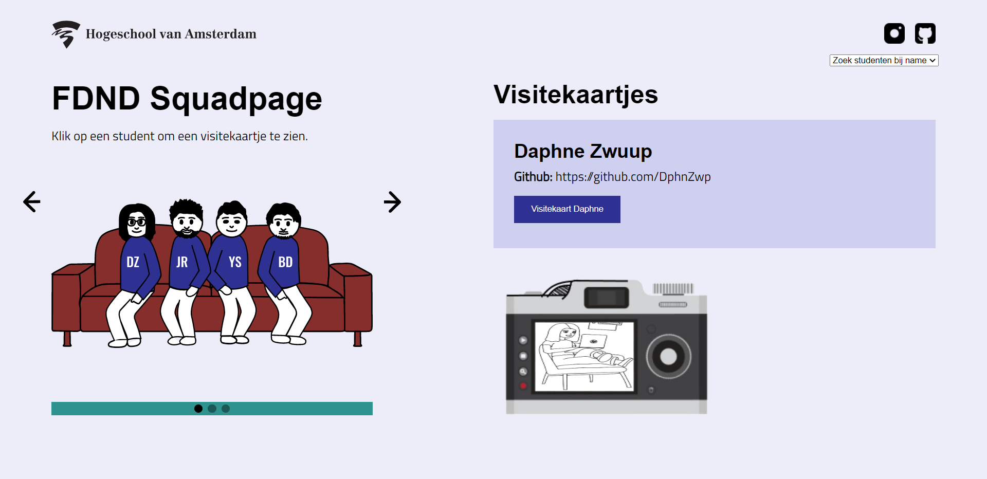 GitHub - DphnZwp/connect-your-tribe-fdnd-squad-page: Redesign met je squad een squadpagina op ...