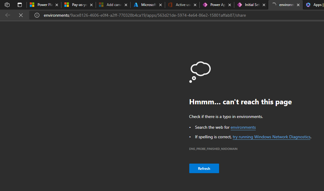 [CoE Starter Kit - BUG] Deep links to share apps on the CoE Setup Wizard don't work · Issue ...