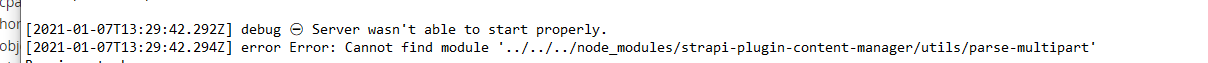 Migration Issue: Cannot find module node_modules/strapi-plugin-content-manager/utils/parse ...