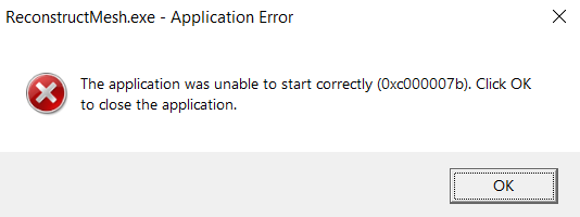 Error When Reconstructing the Mesh · Issue #758 · cdcseacave/openMVS · GitHub