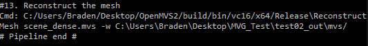 Error When Reconstructing the Mesh · Issue #758 · cdcseacave/openMVS · GitHub