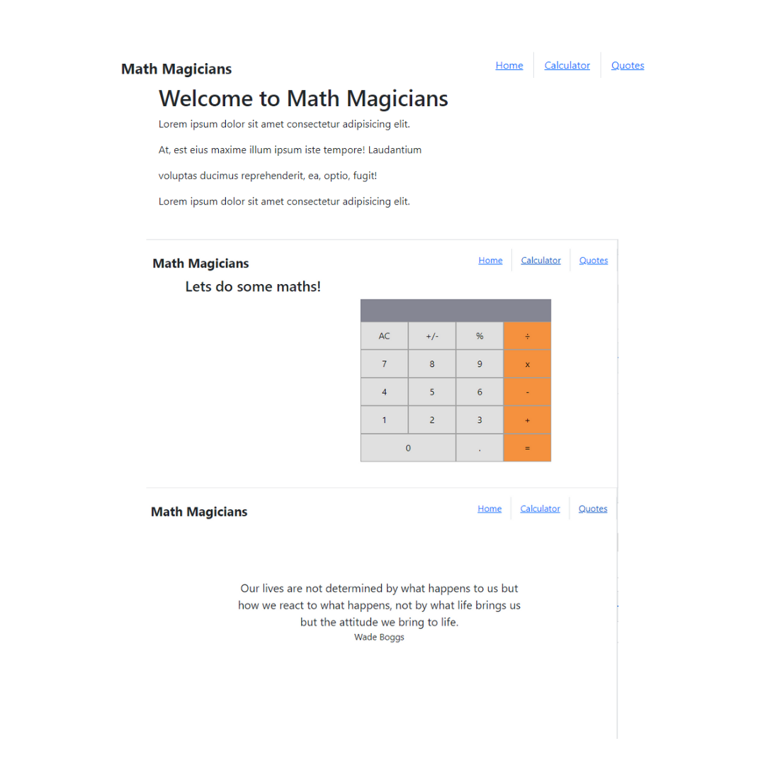 GitHub - prolajumokeoni/math-magicians: Single Page App (SPA) built with react
