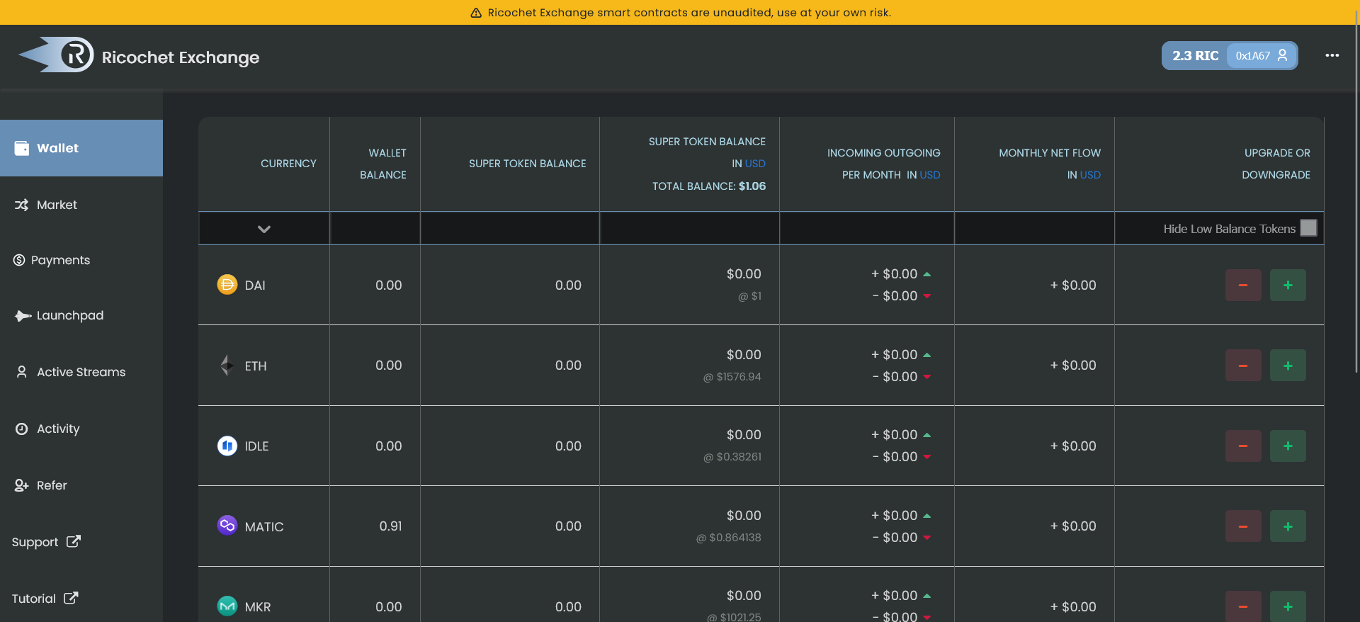 UI Issues · Issue #771 · Ricochet-Exchange/ricochet-frontend · GitHub