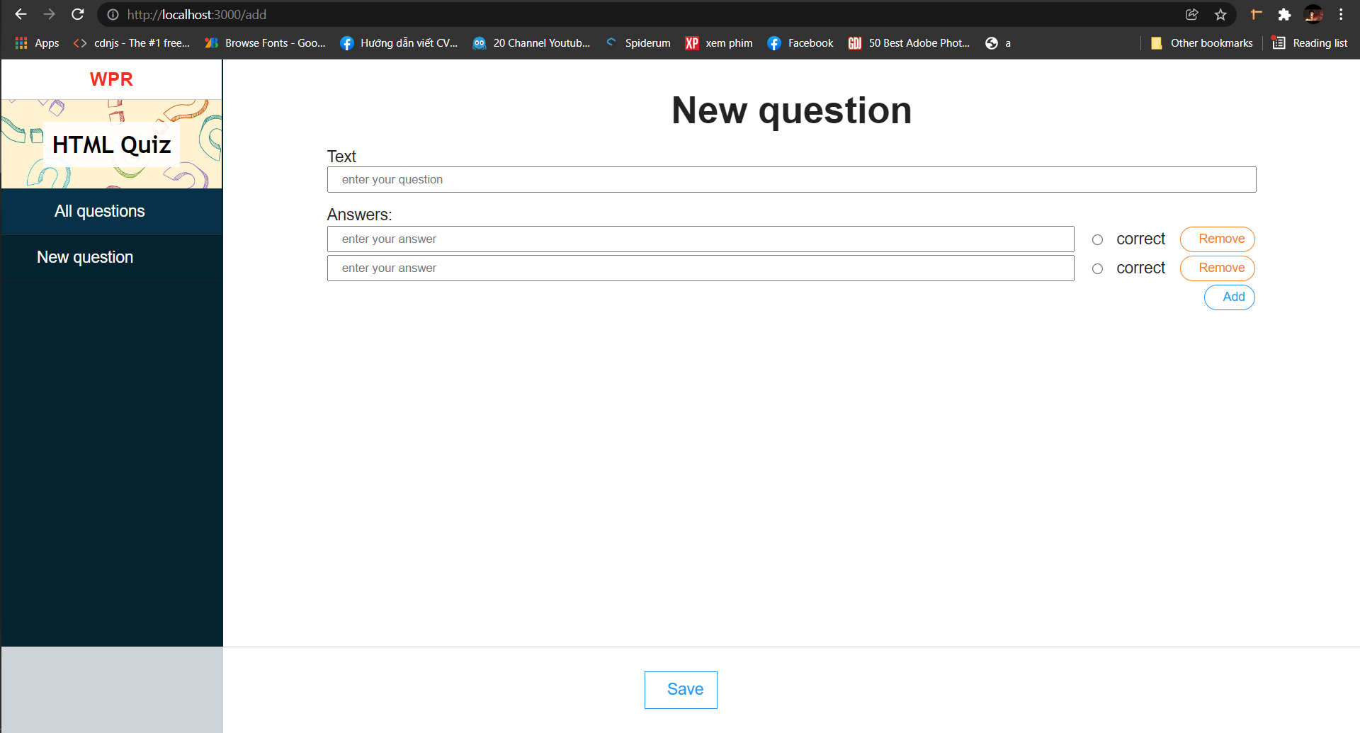 GitHub - ptnam0700/mern-quiz