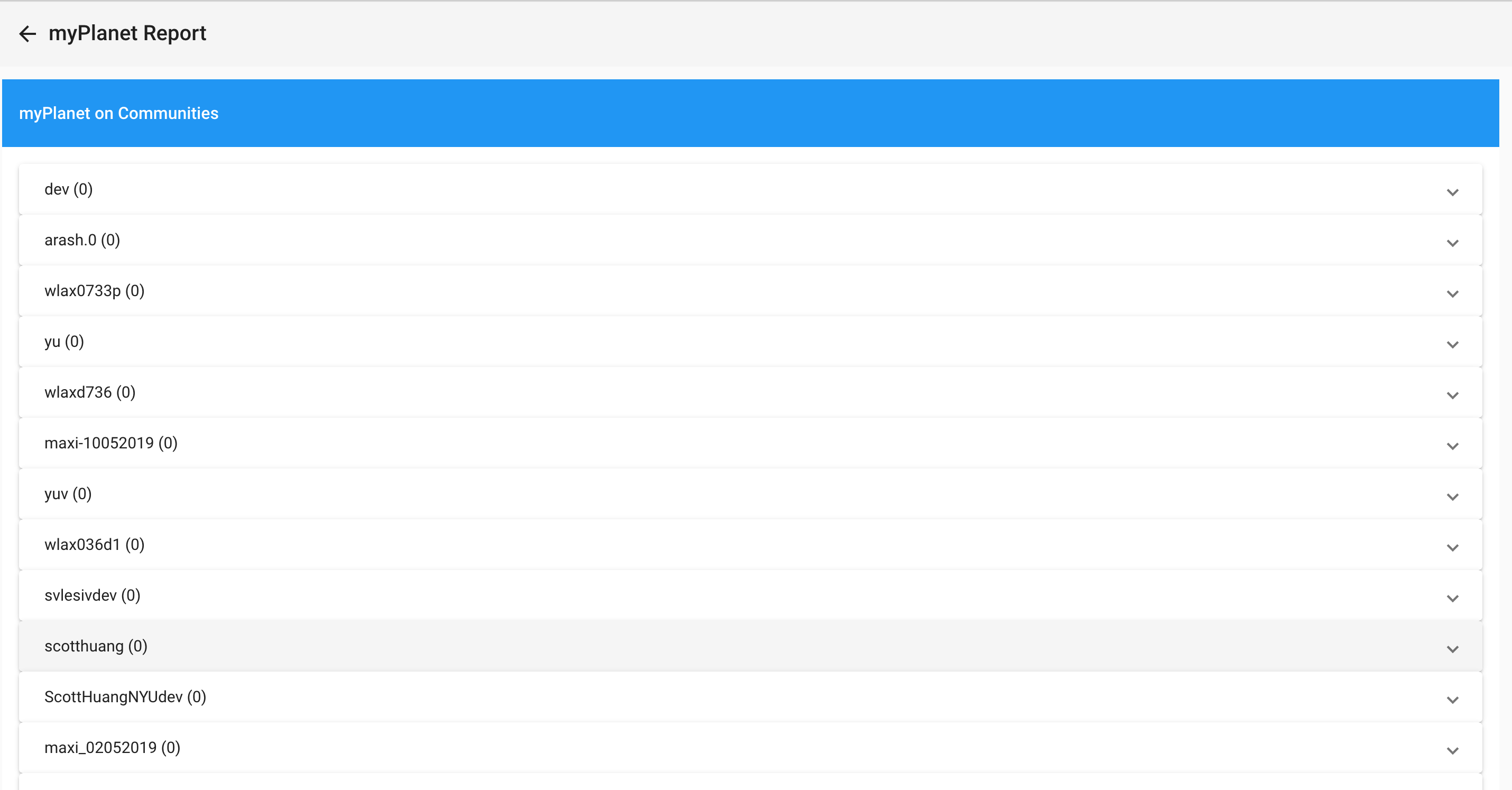 Myplanet reports: Adding search input by community titlte · Issue #3799 · open-learning-exchange ...