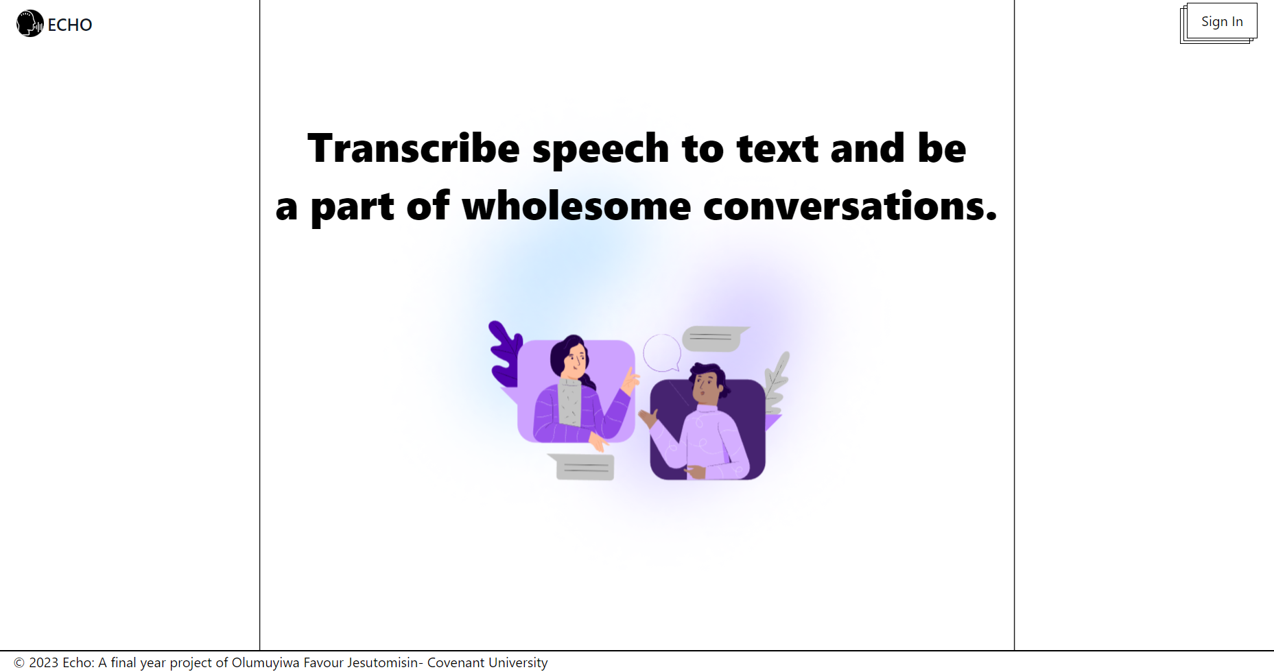 GitHub - Johnmiicheal/echo: An OpenAI Whisper powered Speech-to-Text web application - Record ...
